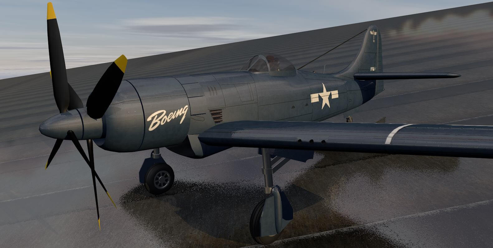 Boeing Xf8B-1 3D Model by ChipBassChaos