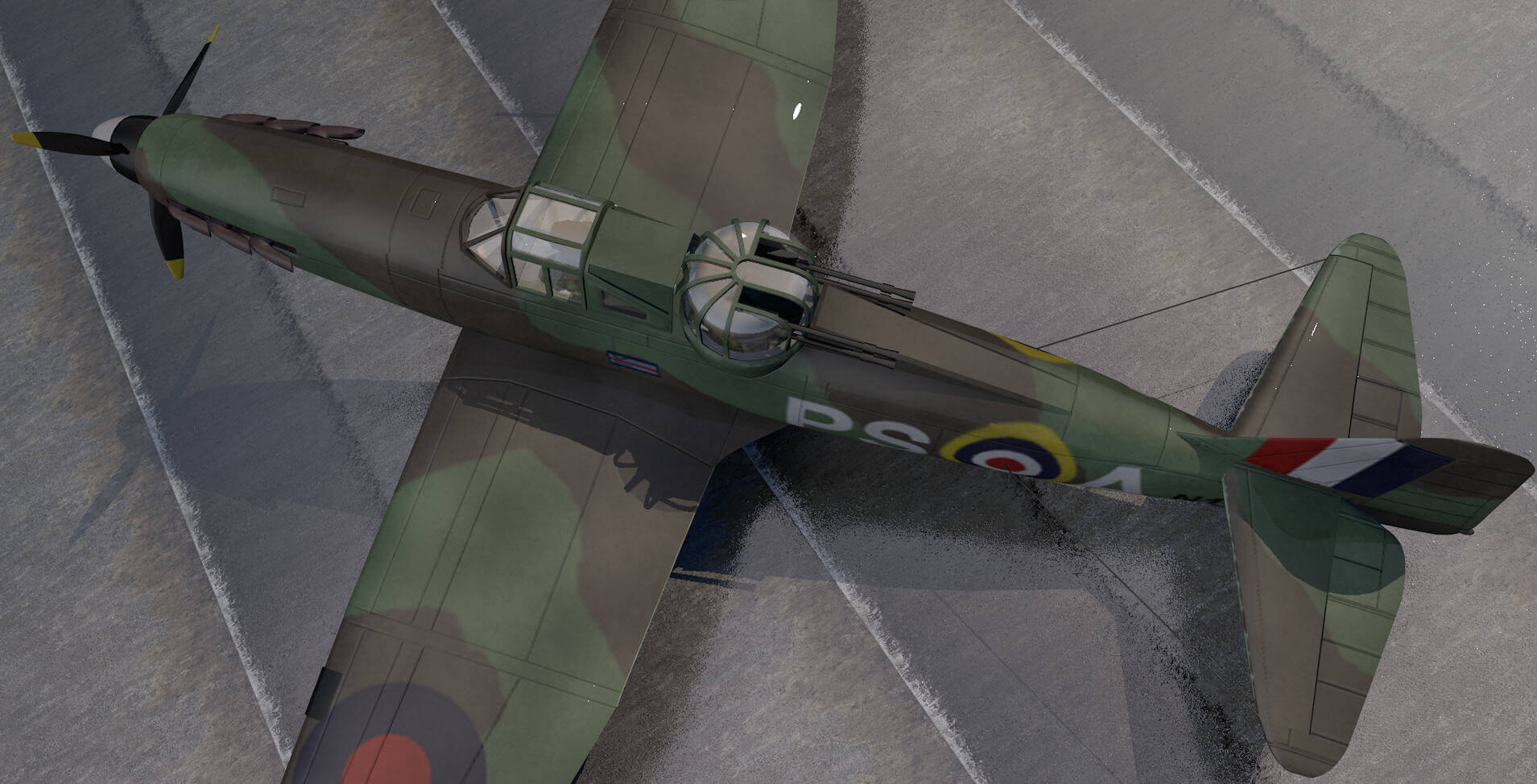 Boulton Paul Defiant Mk-2 3D Model by ChipBassChaos