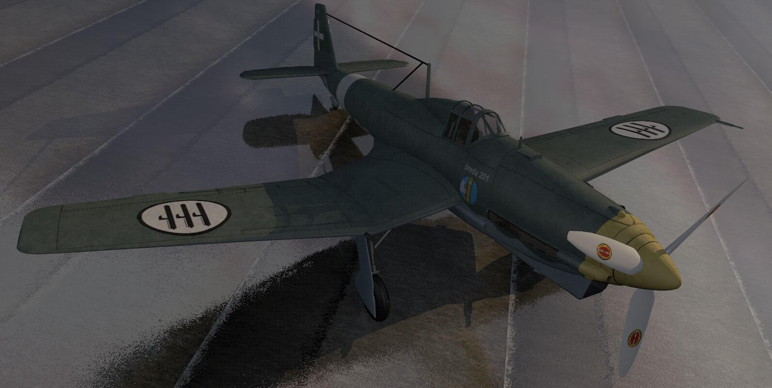 Breda Ba-201 3D Model by ChipBassChaos