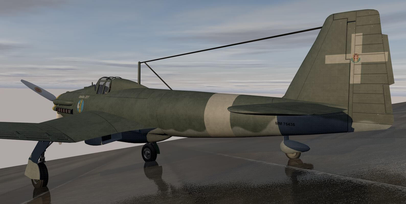 Breda Ba-201 3D Model by ChipBassChaos