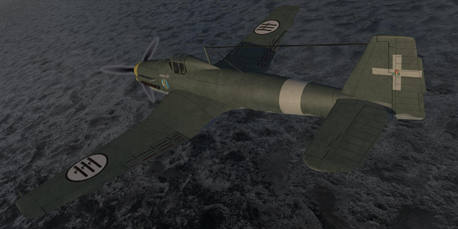 Breda Ba-201 3D Model by ChipBassChaos