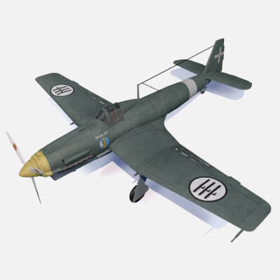 Breda Ba-201 3D Model by ChipBassChaos