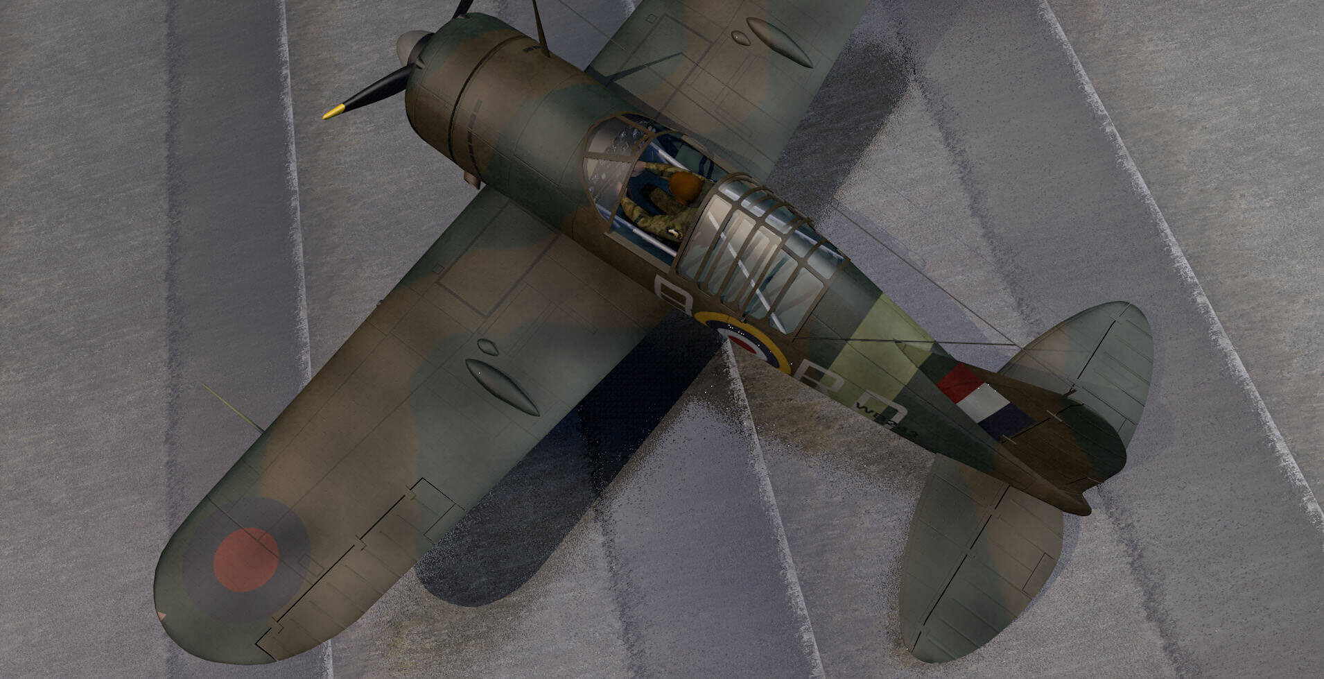 Brewster F2A-1 Buffalo 3D Model by ChipBassChaos