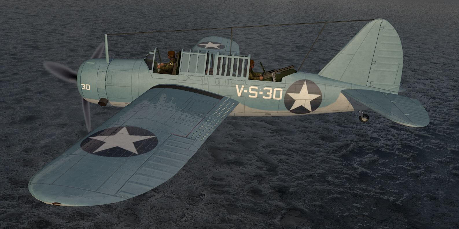 Brewster Sb2A Buccaneer - 3D Model by ChipBassChaos