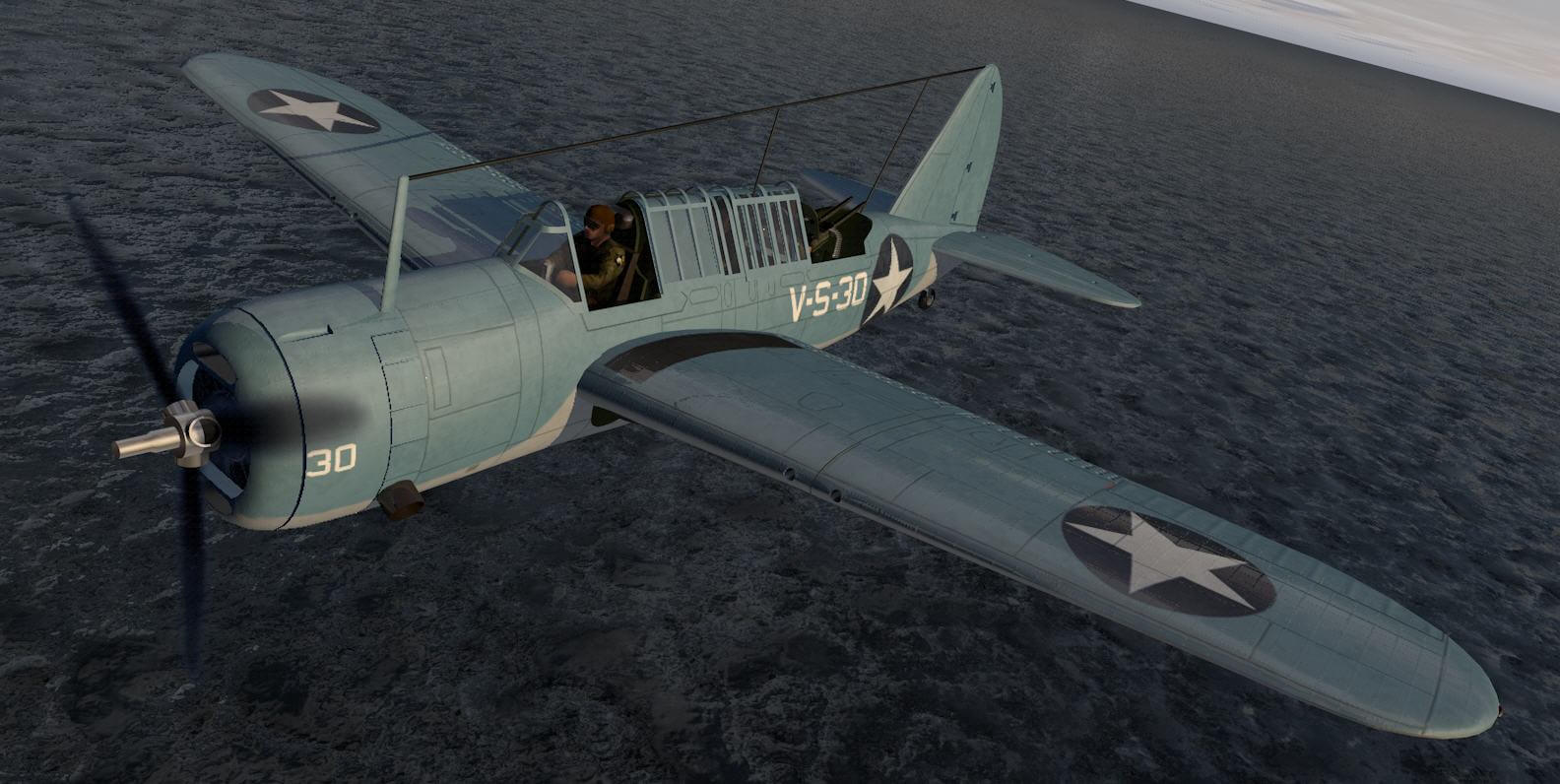 Brewster Sb2A Buccaneer - 3D Model by ChipBassChaos