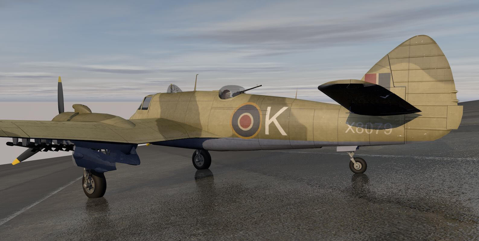 Bristol Beaufighter MK-6F 3D Model by ChipBassChaos