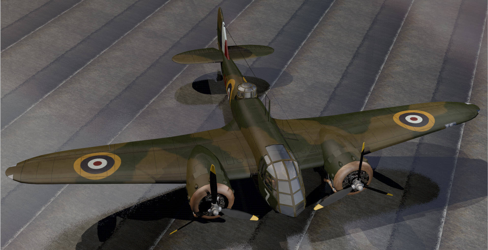 Bristol Blenheim Mk-1 3D Model by ChipBassChaos