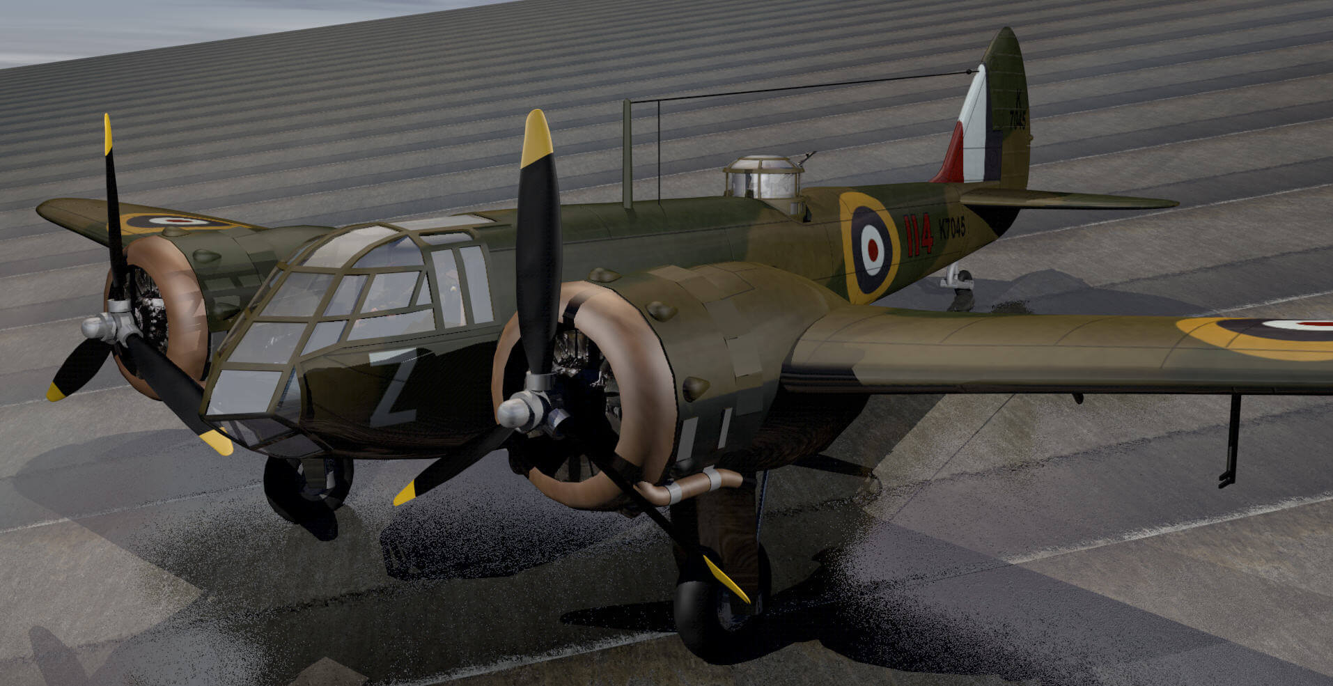 Bristol Blenheim Mk-1 3D Model by ChipBassChaos