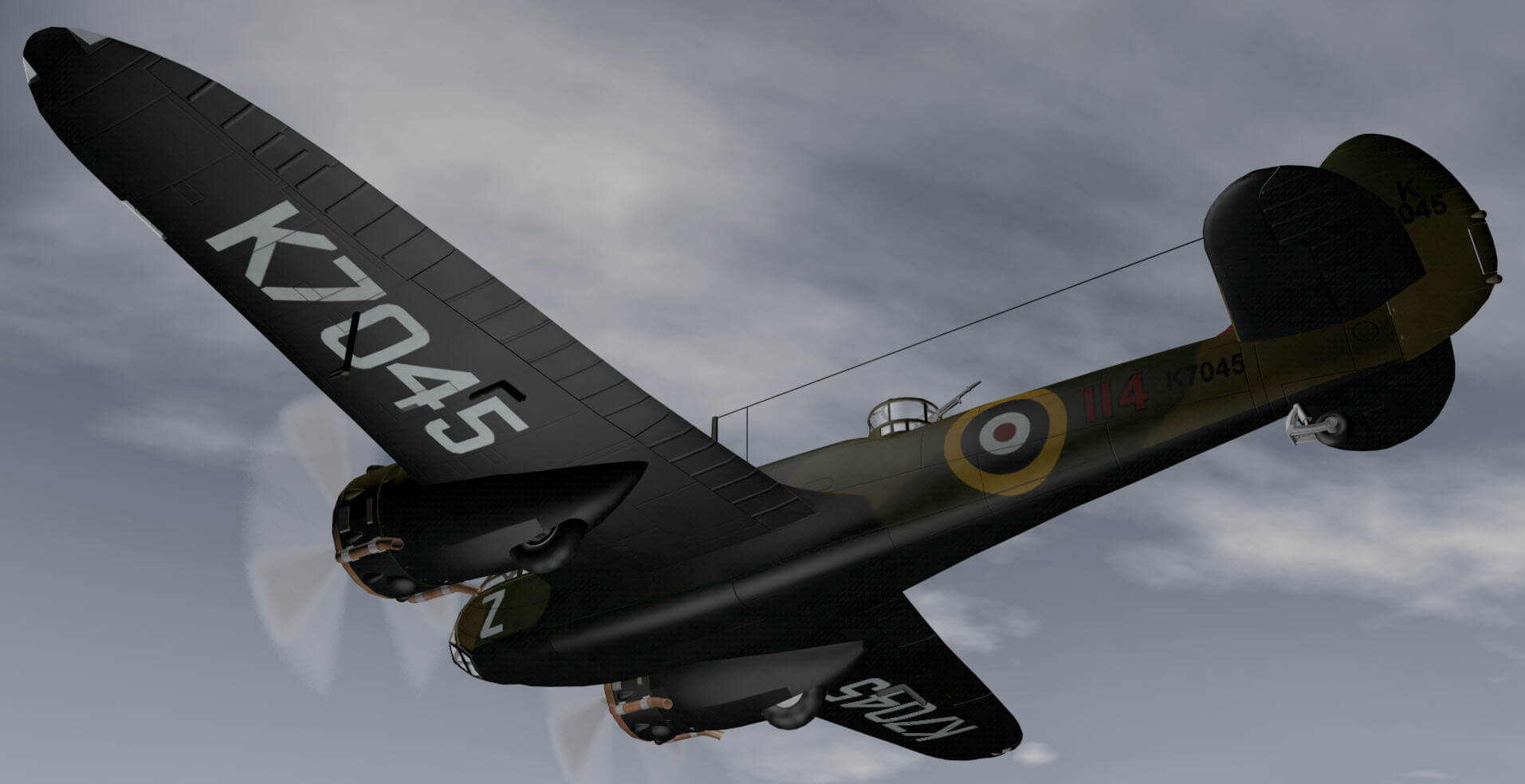 Bristol Blenheim Mk-1 3D Model by ChipBassChaos