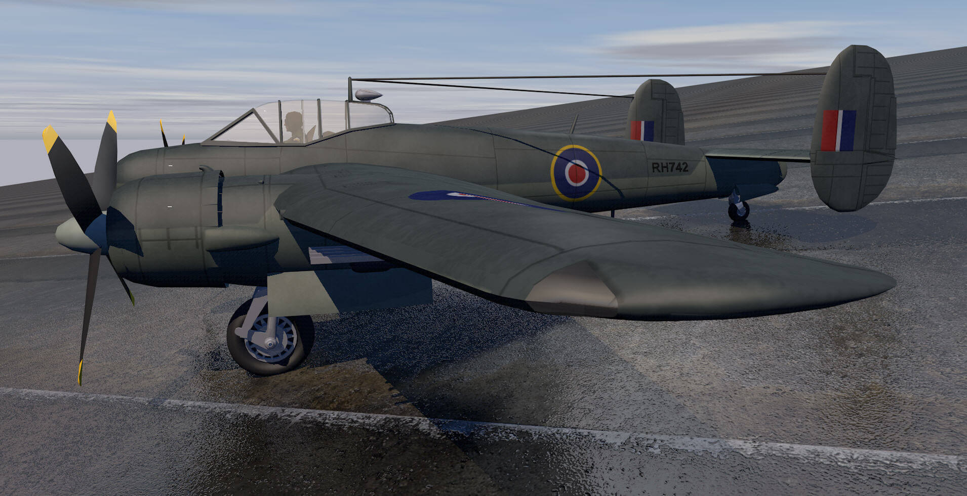 Bristol Brigand TF-1 3D Model by ChipBassChaos