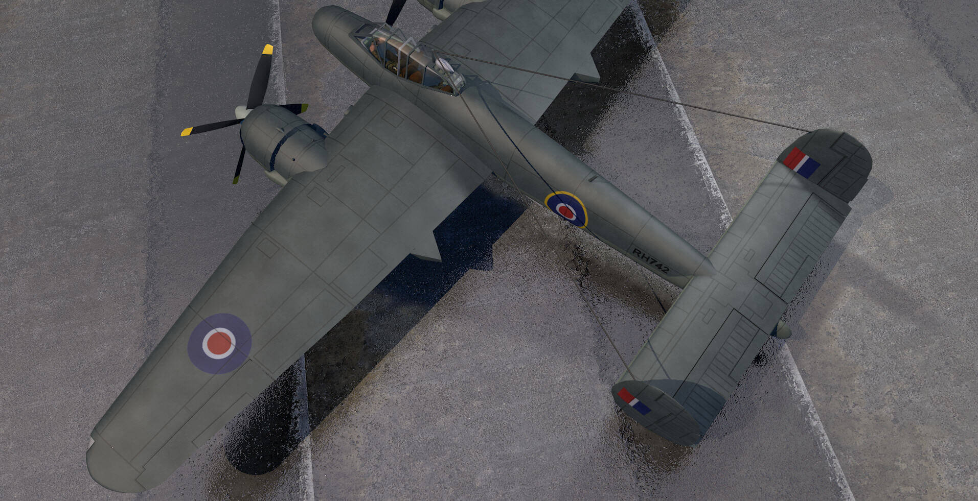 Bristol Brigand TF-1 3D Model by ChipBassChaos