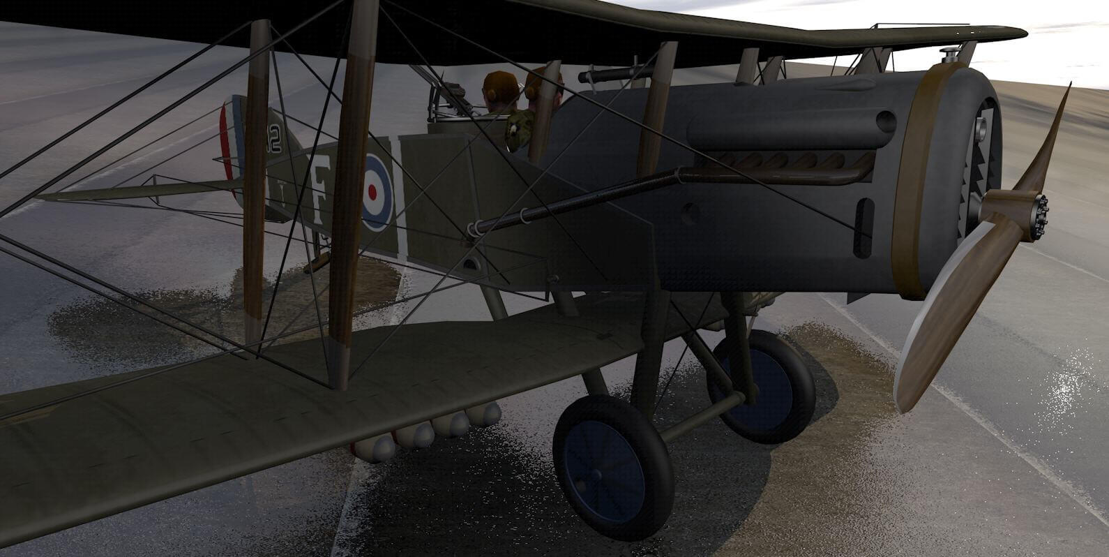 Bristol F-2B 3D Model by ChipBassChaos