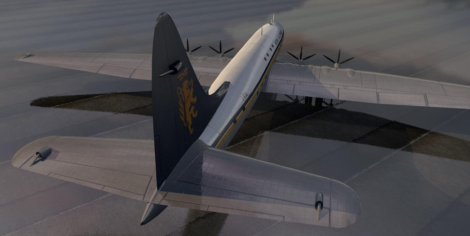 Bristol Type 167 Brabazon - 3D Model by ChipBassChaos