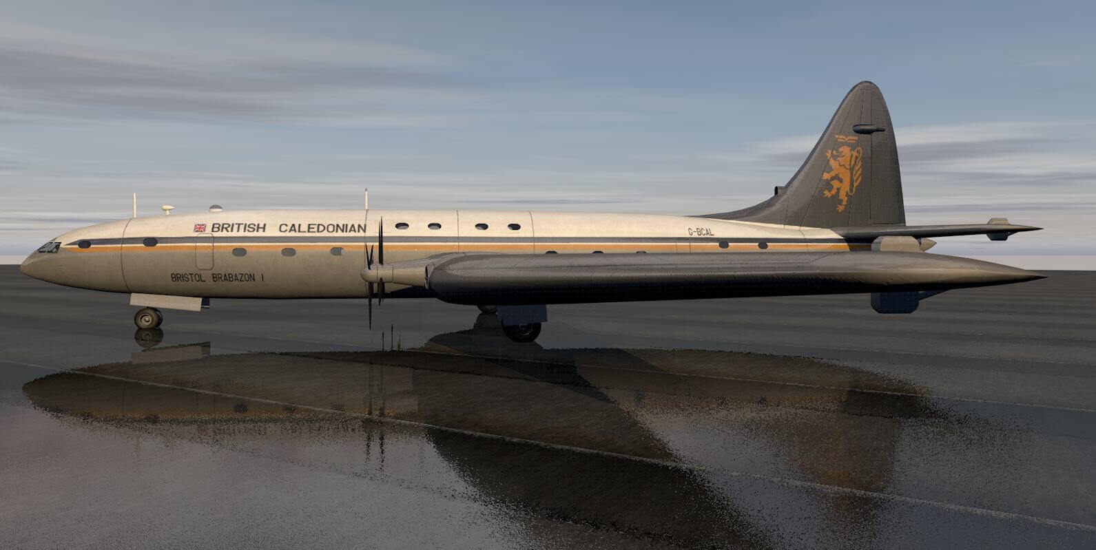 Bristol Type 167 Brabazon - 3D Model by ChipBassChaos