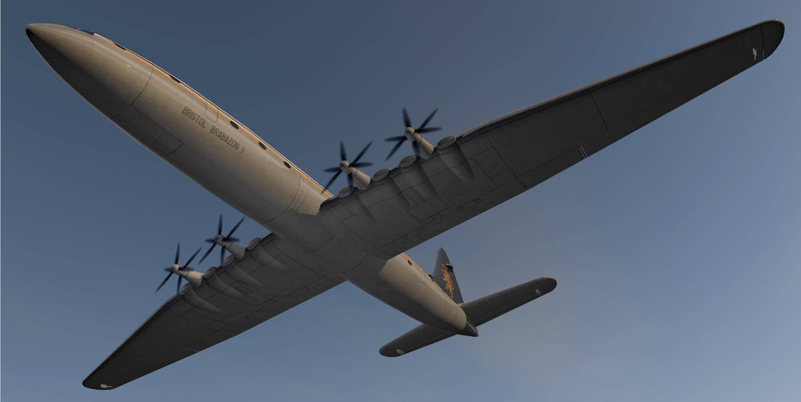 Bristol Type 167 Brabazon - 3D Model by ChipBassChaos