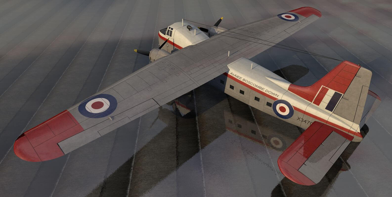 Bristol Type 170 Freighter MK-31 3D Model by ChipBassChaos