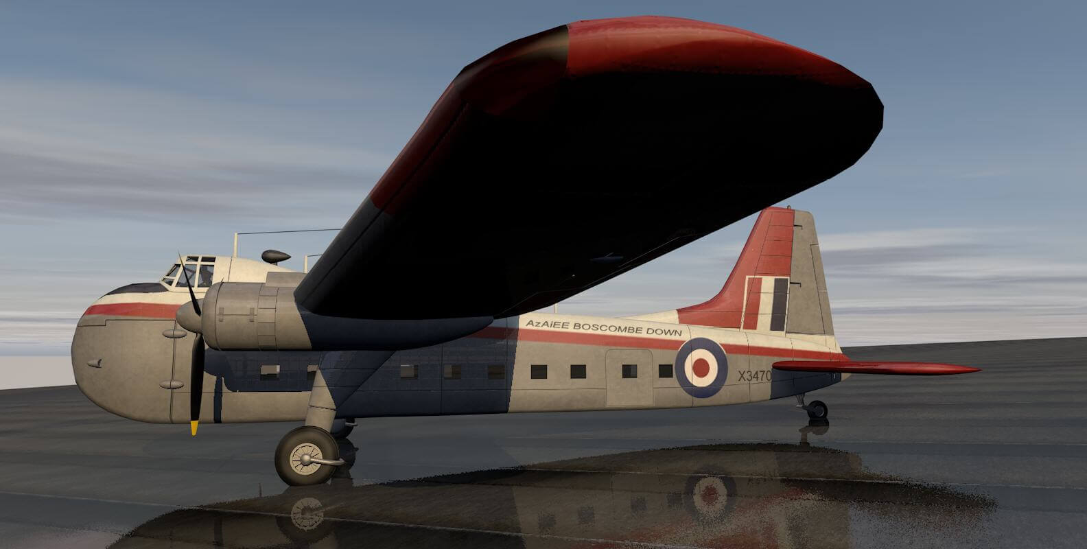 Bristol Type 170 Freighter MK-31 3D Model by ChipBassChaos