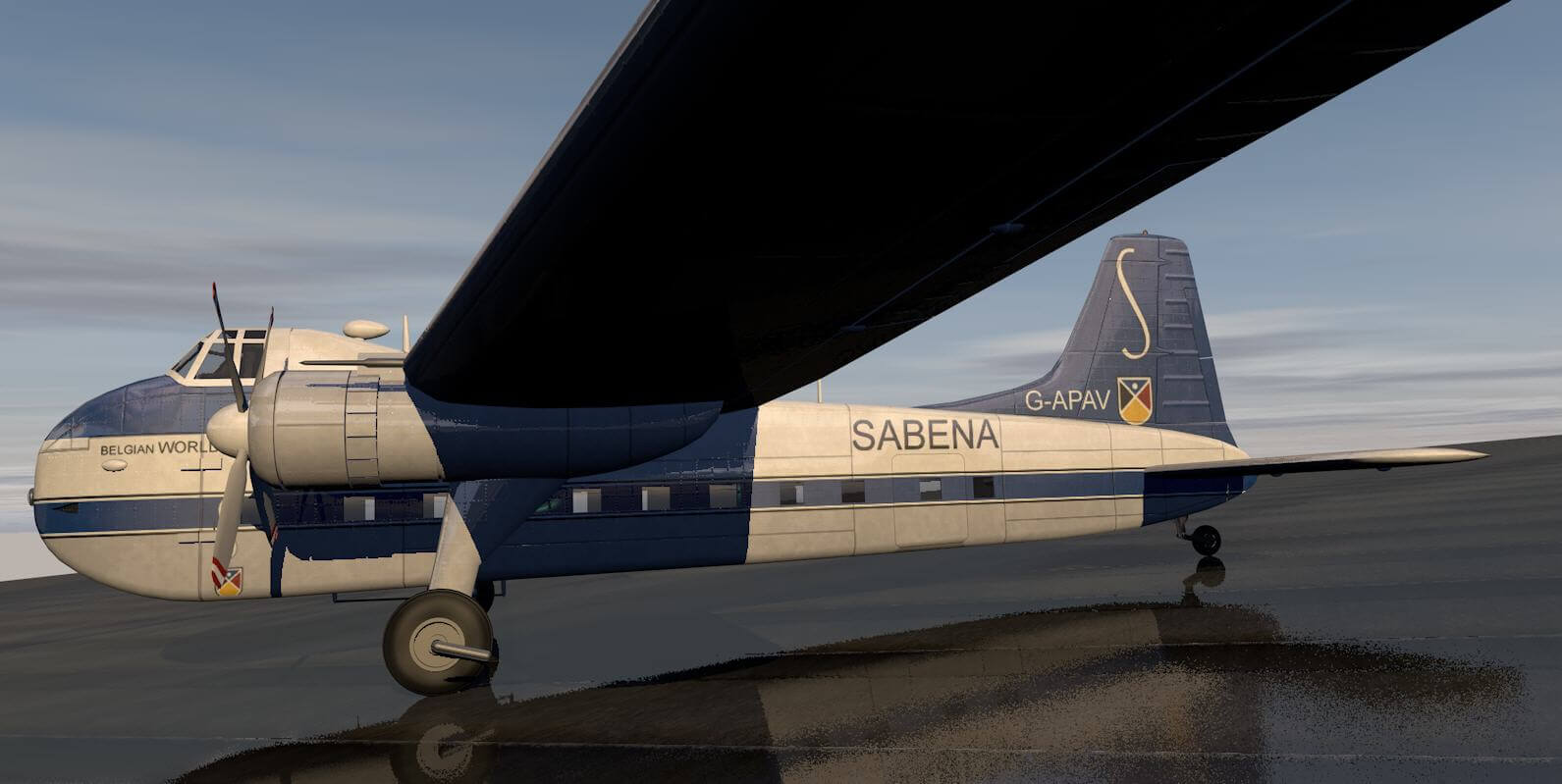 Bristol Type 170 Freighter - 3D Model by ChipBassChaos