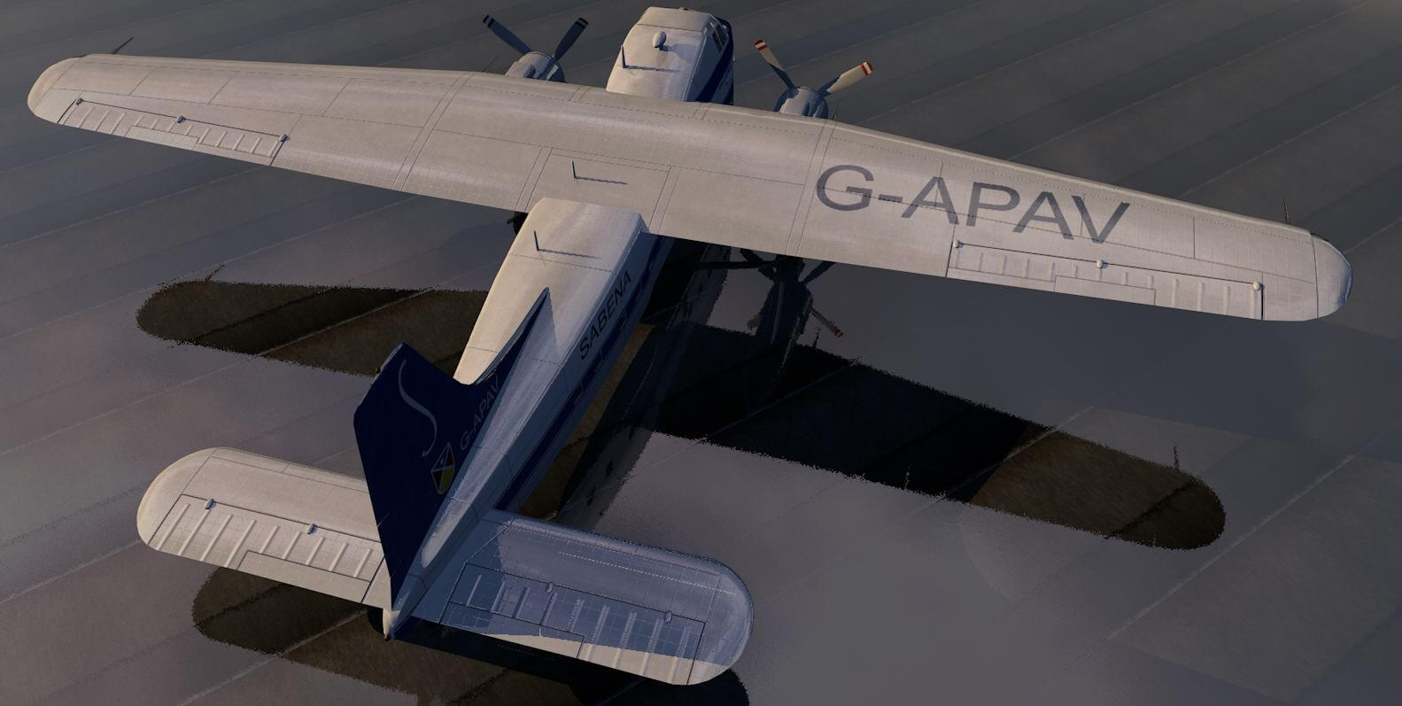 Bristol Type 170 Freighter - 3D Model by ChipBassChaos