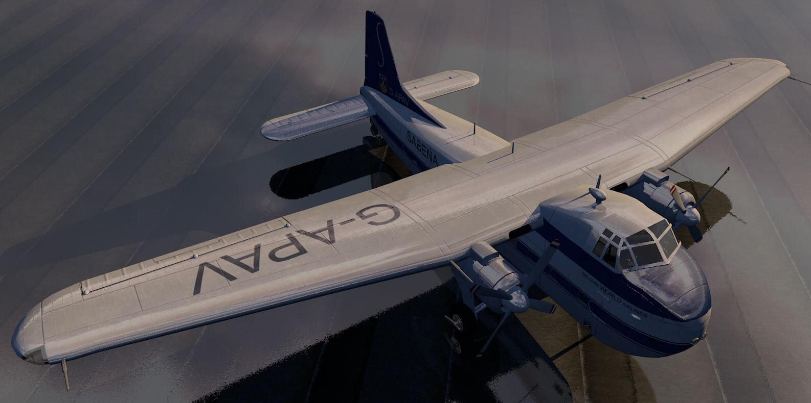 Bristol Type 170 Freighter - 3D Model by ChipBassChaos