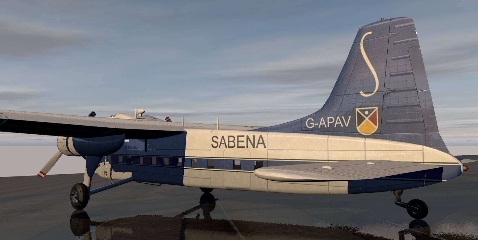 Bristol Type 170 Freighter - 3D Model by ChipBassChaos