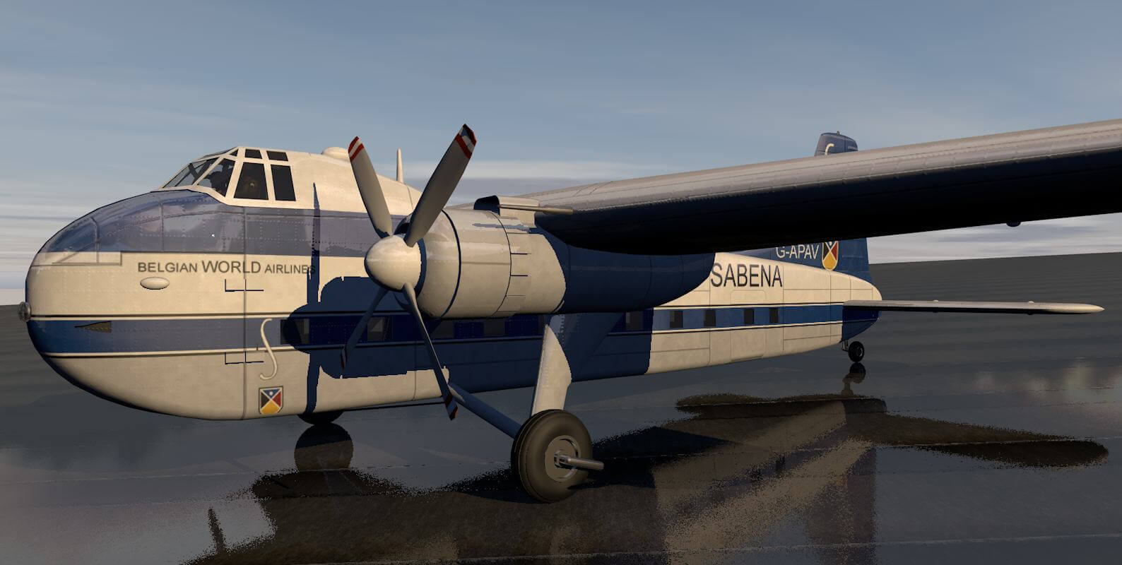 Bristol Type 170 Freighter - 3D Model by ChipBassChaos