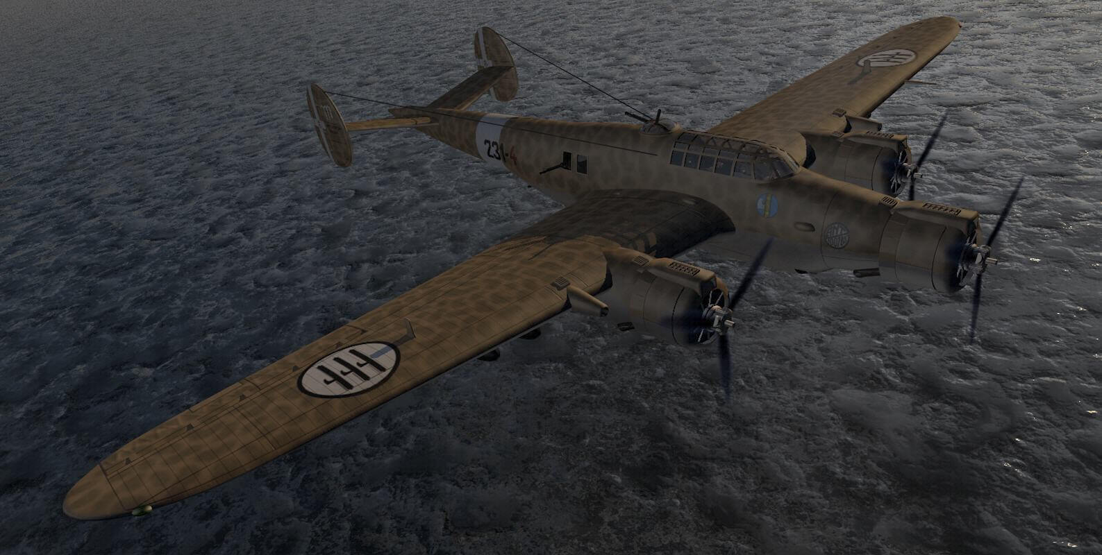 CANT Z-1007 Bis-B Alcione 3D Model by ChipBassChaos