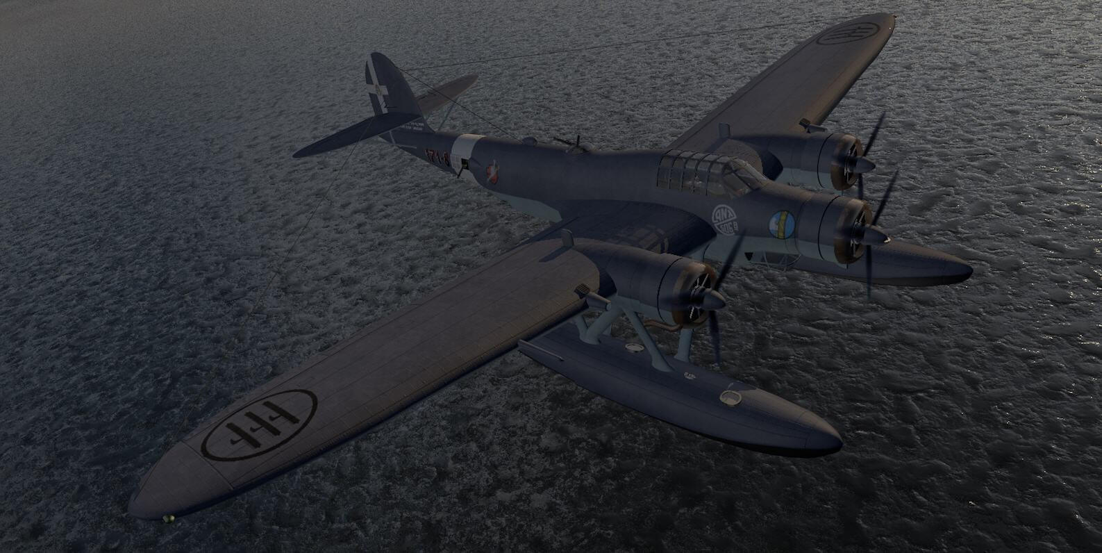 CANT Z-506C Airone 3D Model by ChipBassChaos