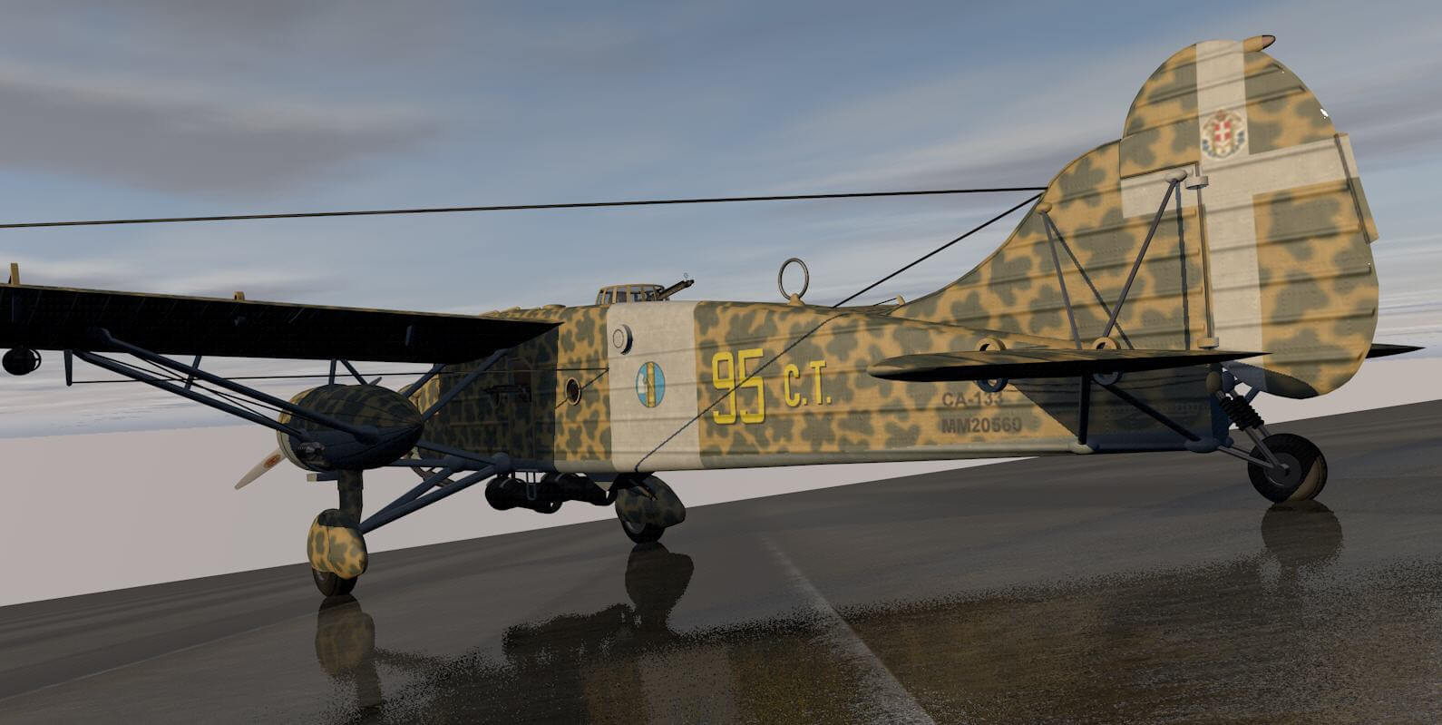 Caproni Ca-133 Bis 3D Model by ChipBassChaos