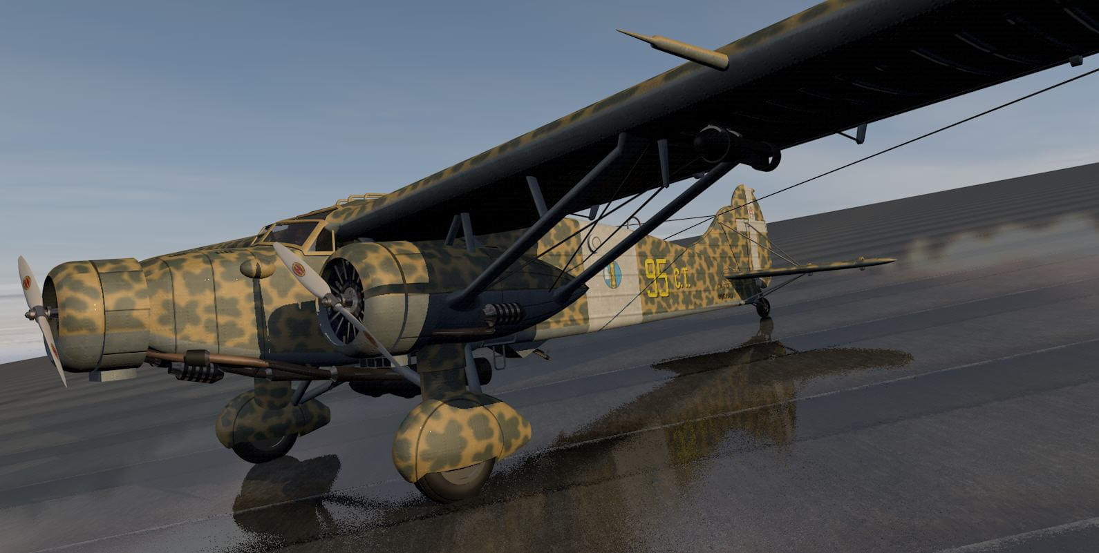 Caproni Ca-133 Bis 3D Model by ChipBassChaos