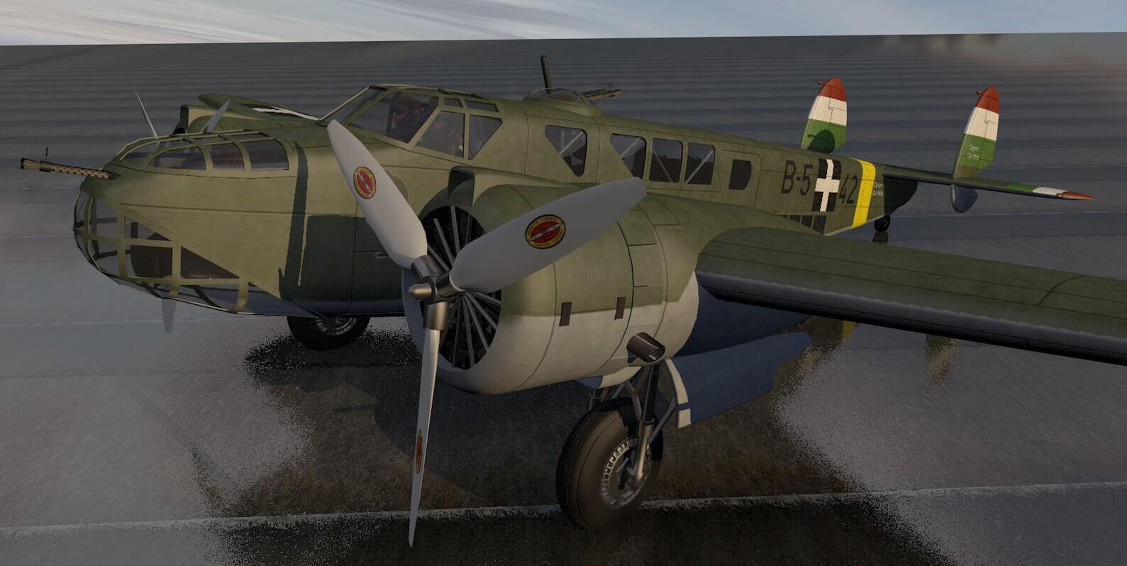 Caproni Ca-135 Bis 3D Model by ChipBassChaos