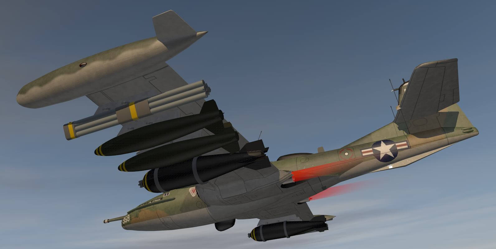 Cessna A-37B Dragonfly 3D Model by ChipBassChaos