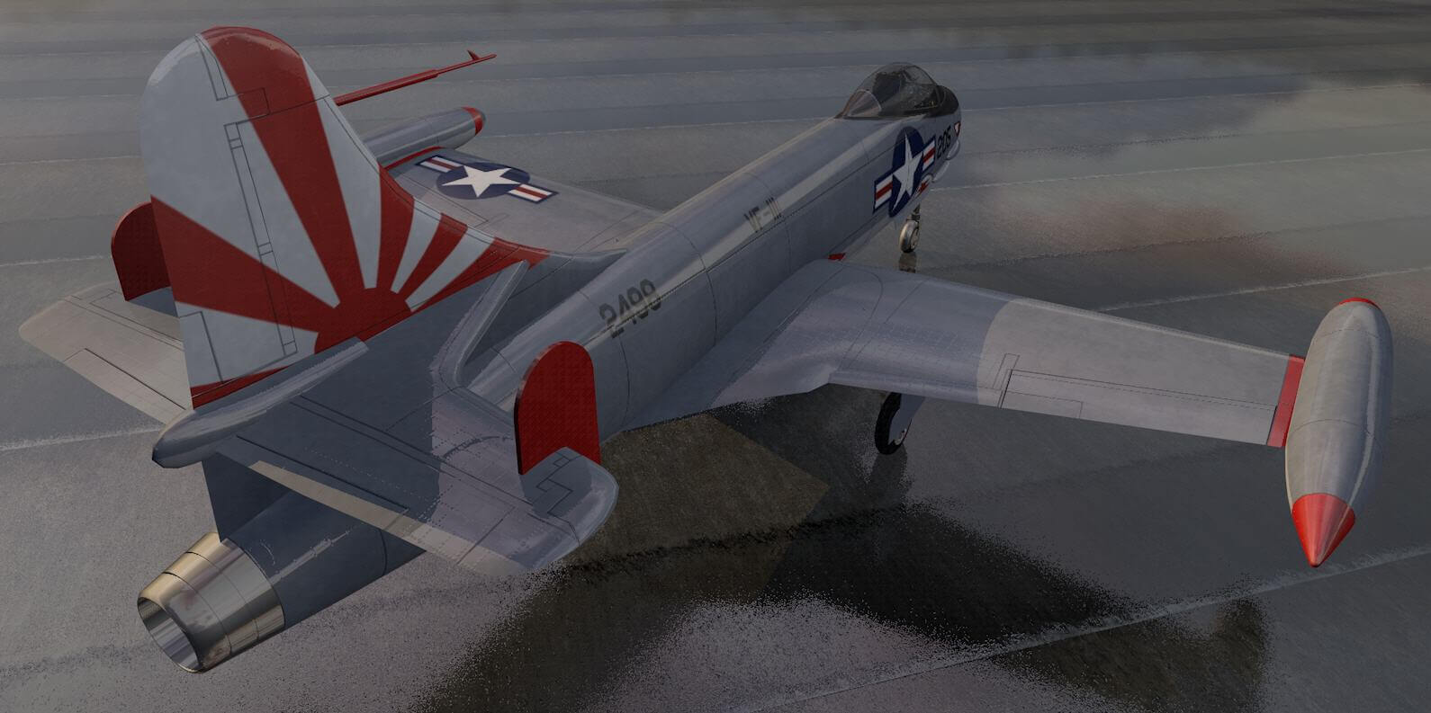 Chance Vought F6U-1 Pirate 3D Model by ChipBassChaos