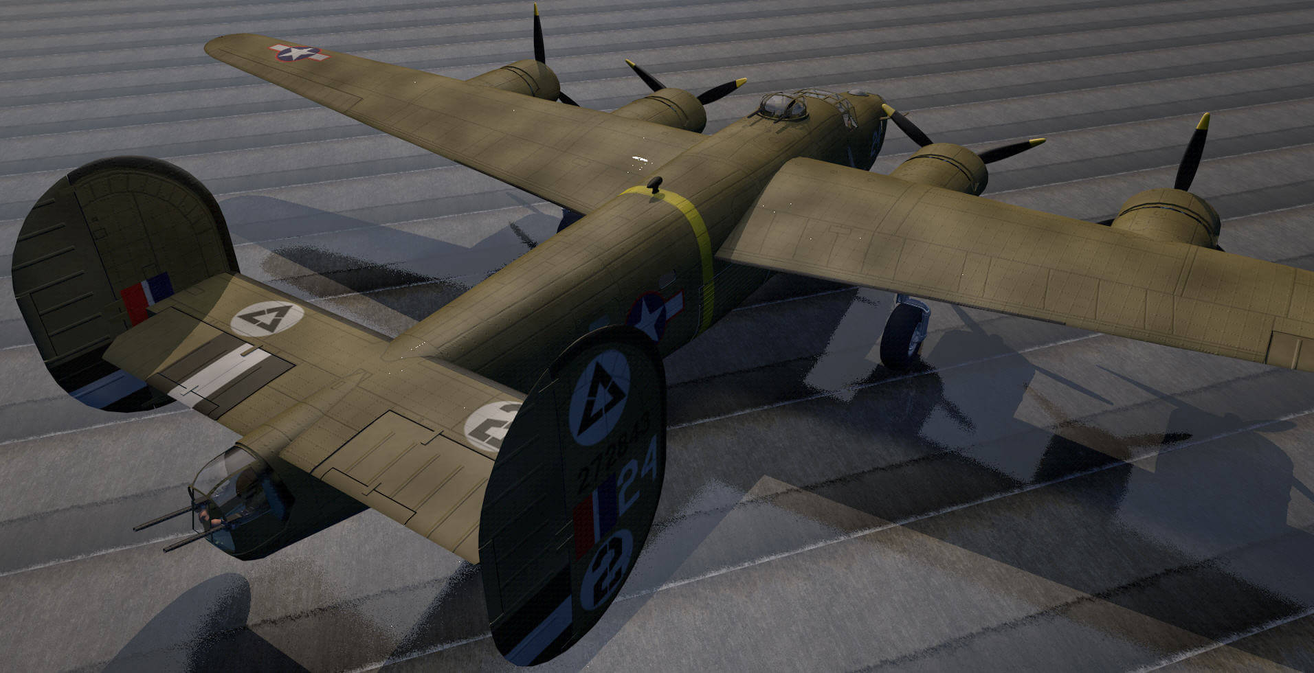 Consolidated B-24D Liberator 3D Model by ChipBassChaos