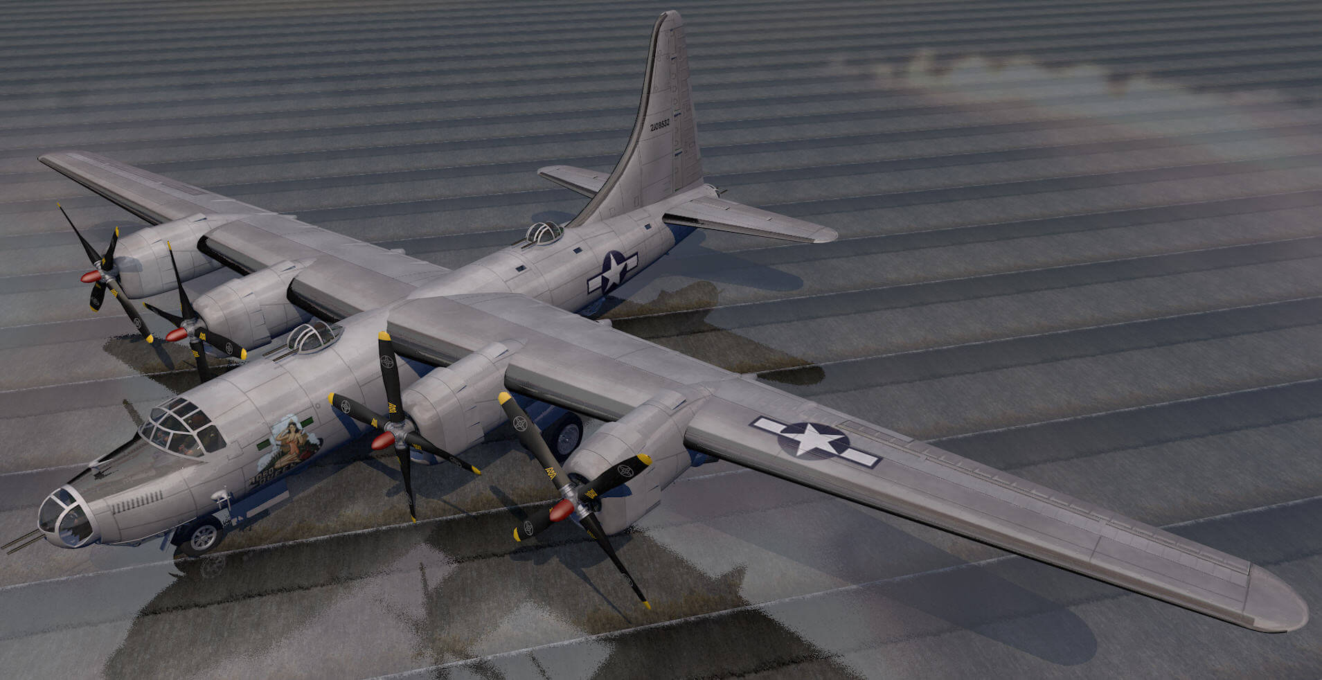 Consolidated B-32 Dominator 3D Model by ChipBassChaos