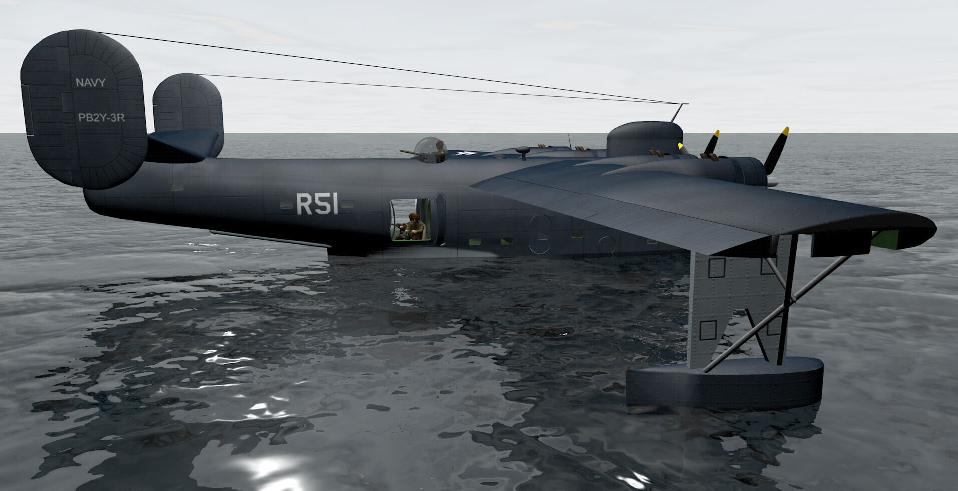 Consolidated PB2Y-3 Coronado 3D Model by ChipBassChaos