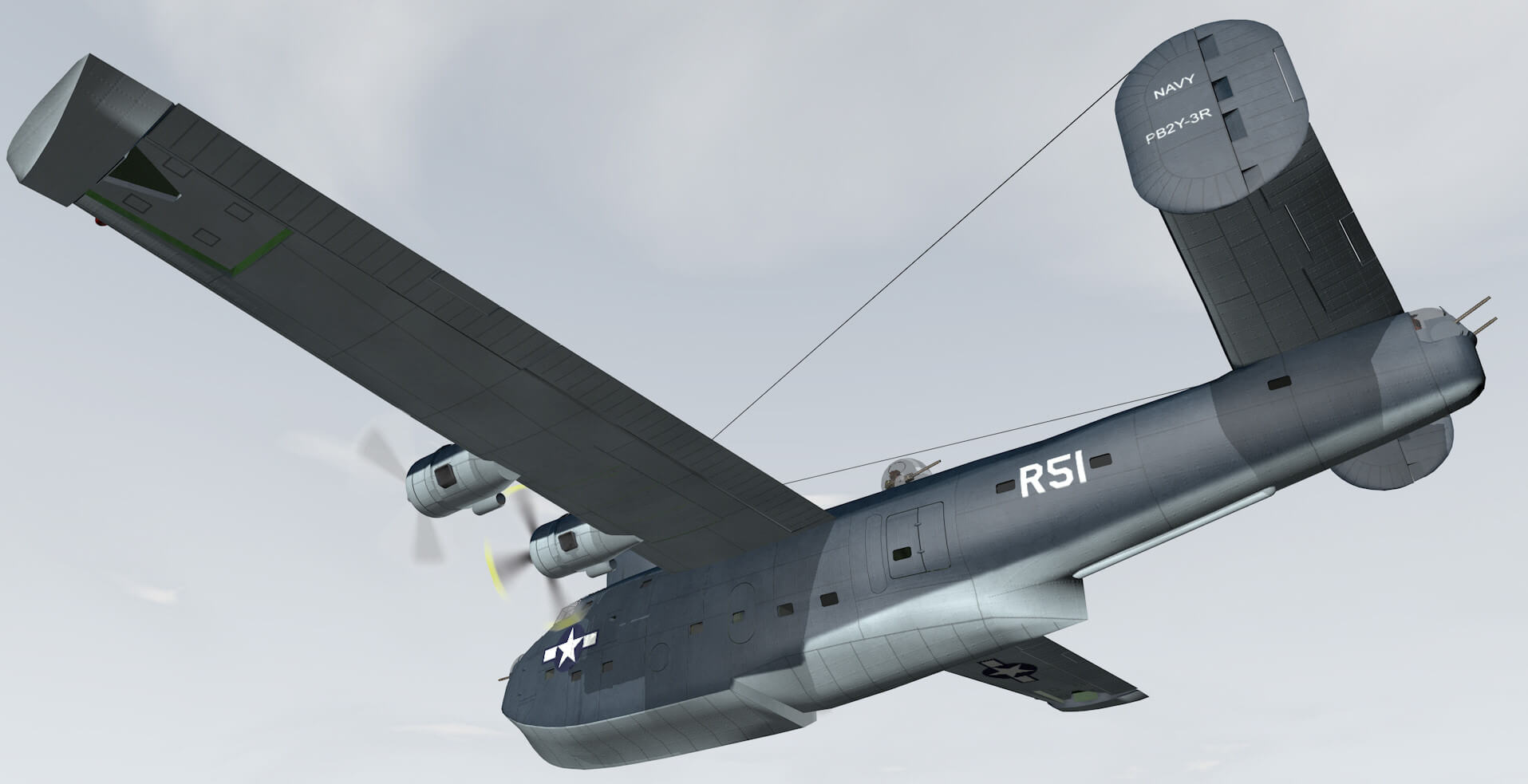 Consolidated PB2Y-3 Coronado 3D Model by ChipBassChaos