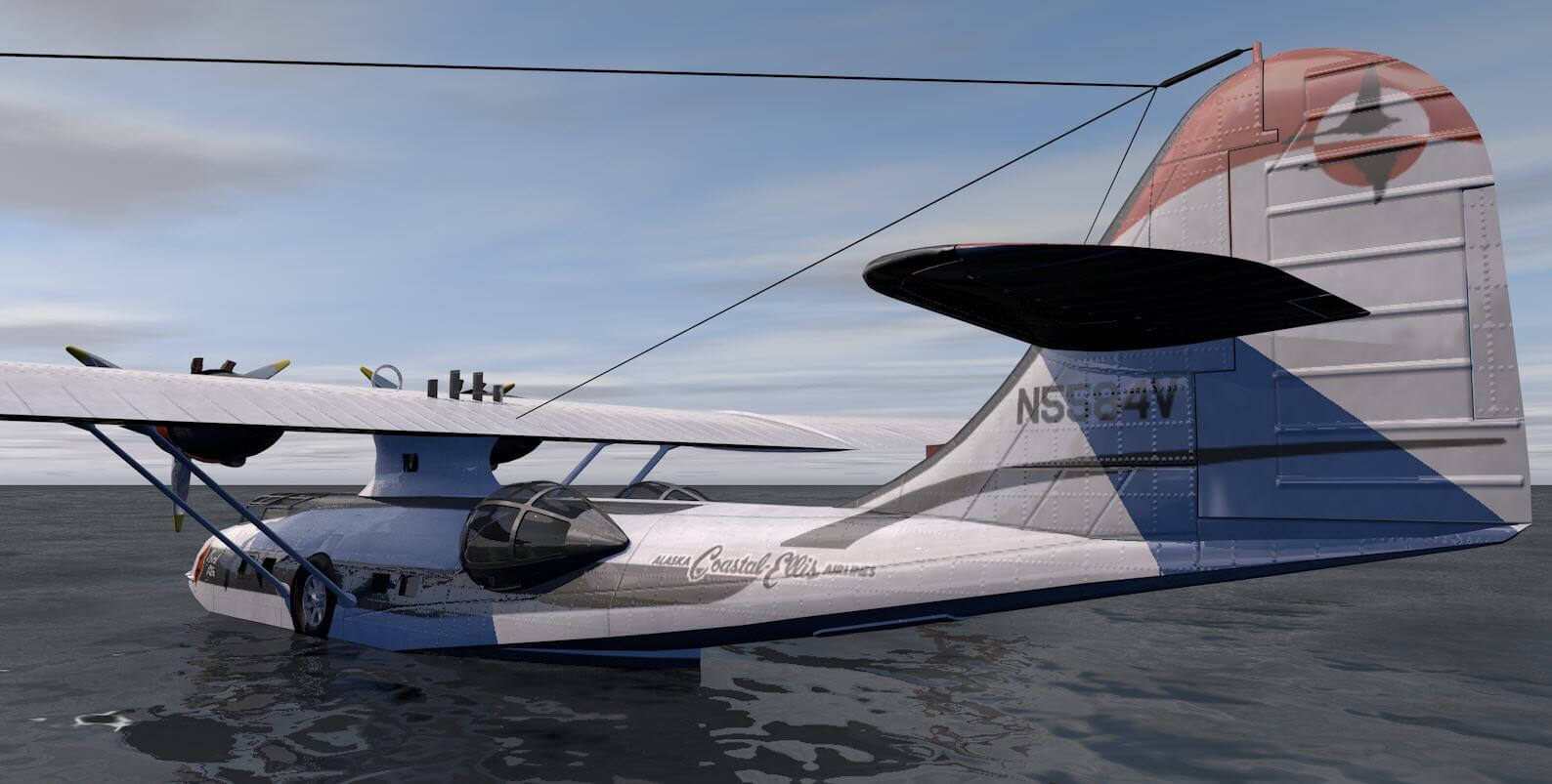 Consolidated PBY-5 Airliner 3D Model by ChipBassChaos