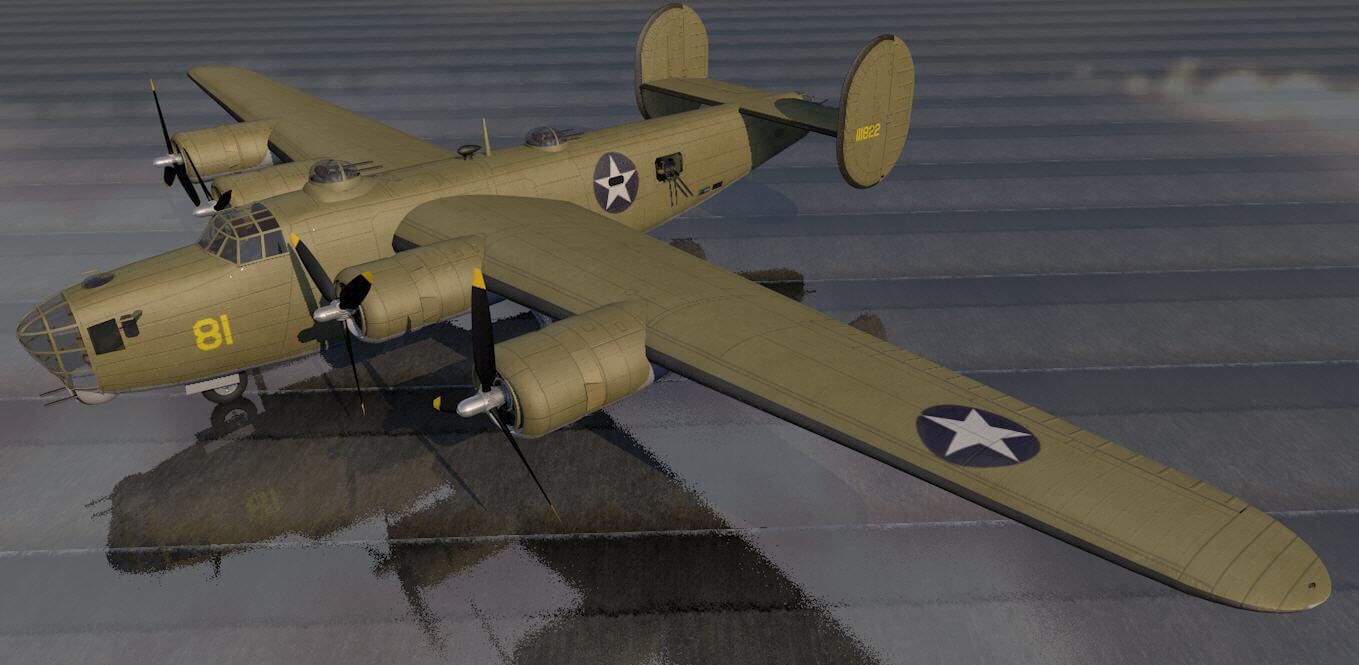 Consolidated XB-41 Escort Fighter 3D Model by ChipBassChaos