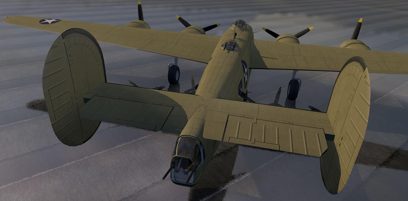 Consolidated XB-41 Escort Fighter 3D Model by ChipBassChaos