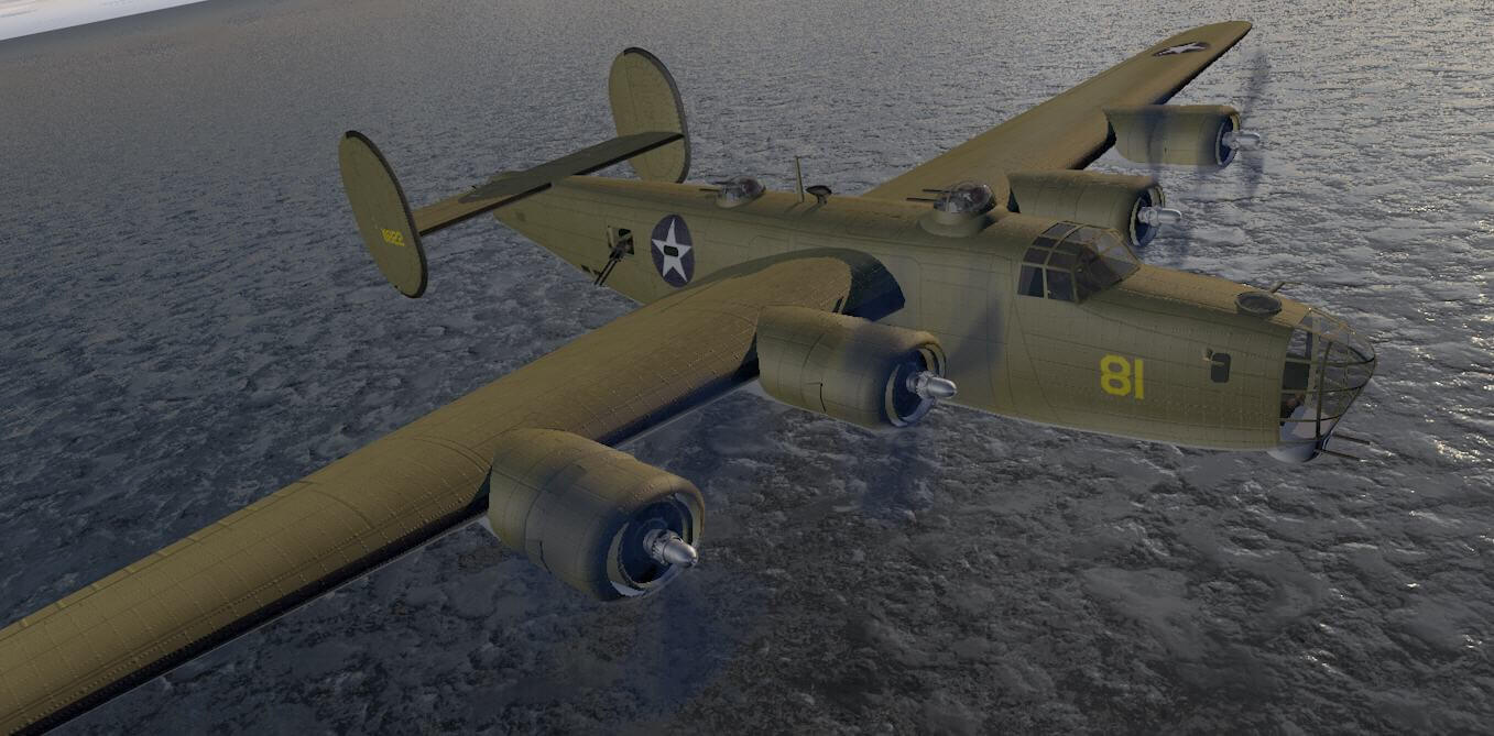 Consolidated XB-41 Escort Fighter 3D Model by ChipBassChaos