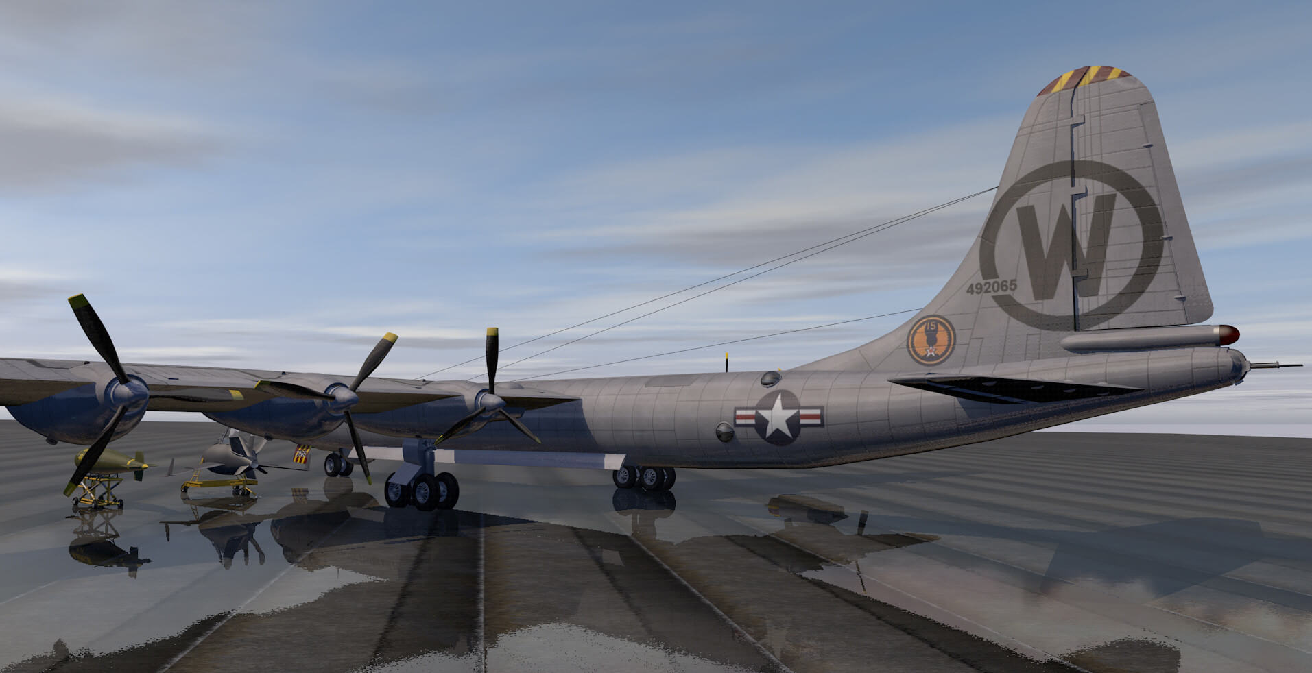 Convair B-36 Peacemaker 3D Model by ChipBassChaos