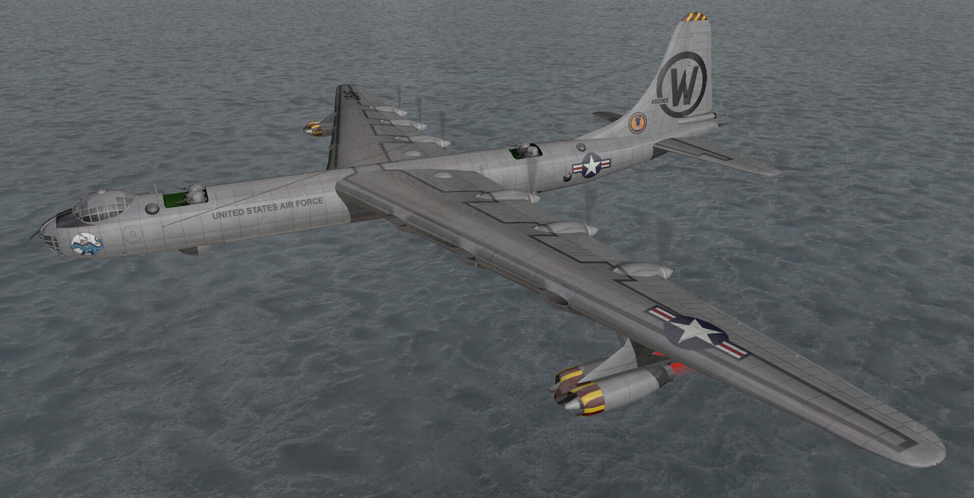 Convair B-36 Peacemaker 3D Model by ChipBassChaos