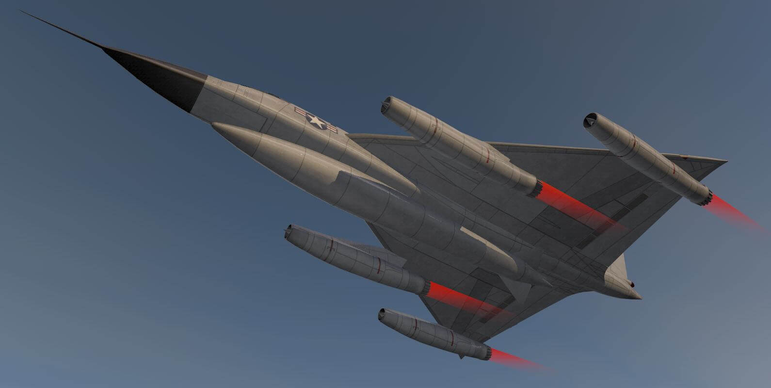 Convair B-58 Hustler 3D Model by ChipBassChaos