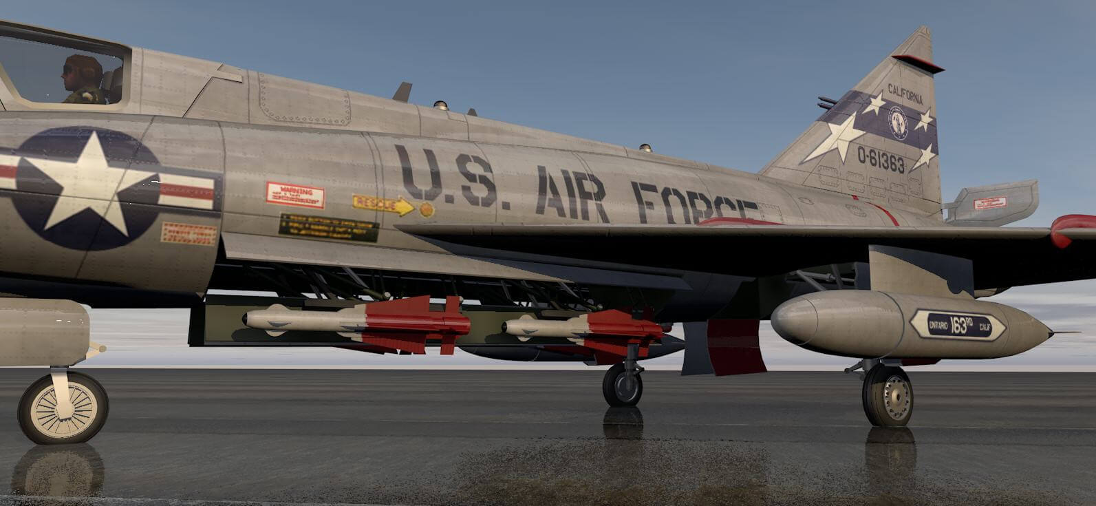 Convair F-102 Delta Dagger 3D Model by ChipBassChaos