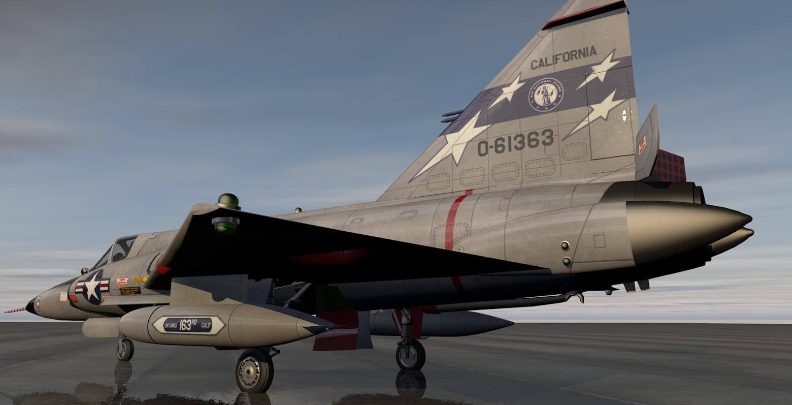 Convair F-102 Delta Dagger 3D Model by ChipBassChaos