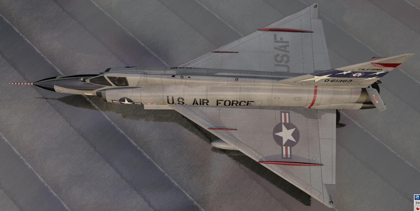 Convair F-102 Delta Dagger 3D Model by ChipBassChaos