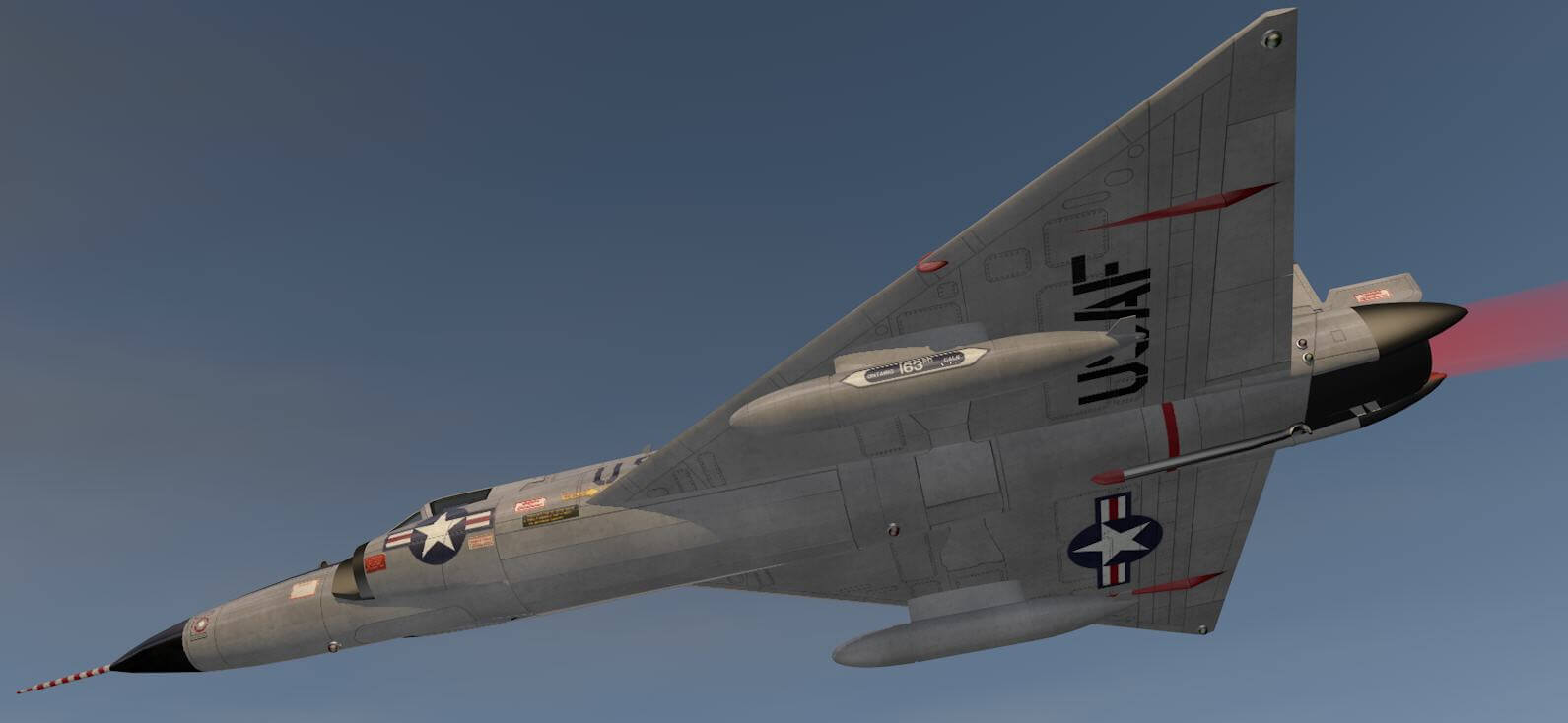 Convair F-102 Delta Dagger 3D Model by ChipBassChaos