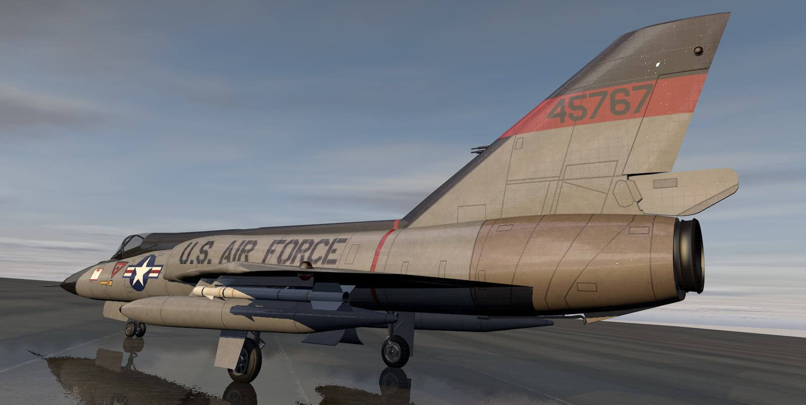 Convair F-106A Delta Dart 3D Model by ChipBassChaos
