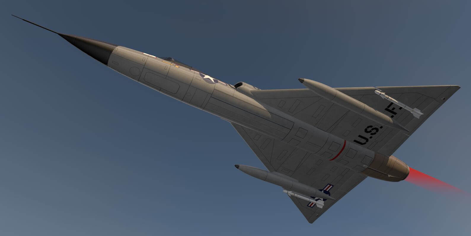 Convair F-106A Delta Dart 3D Model by ChipBassChaos